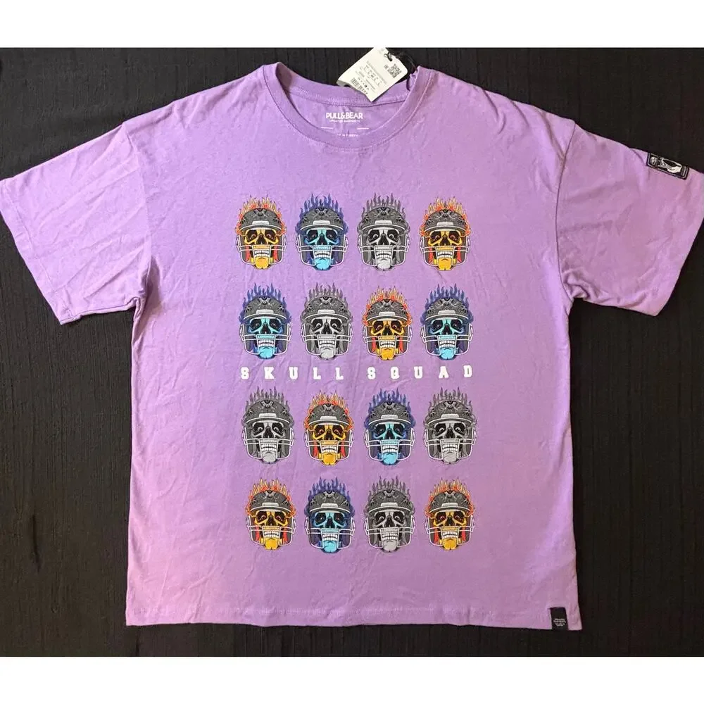 Pull&Bear | Shirts | Pullbear Mens L Skull Squad Designer Streetwear 0 ...